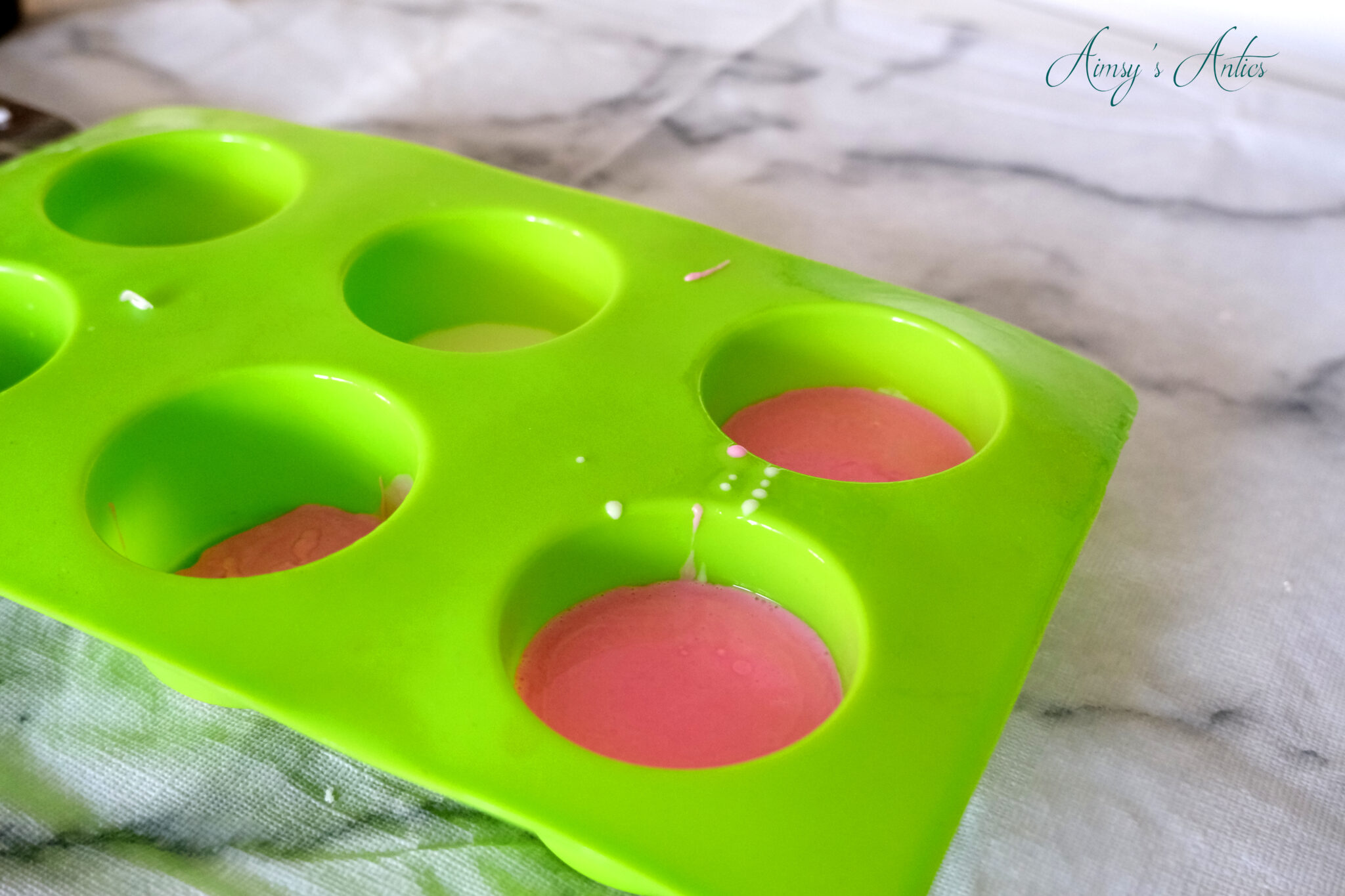 DIY Cupcake Soap with Whipped Frosting | How To Make - Aimsy's Antics